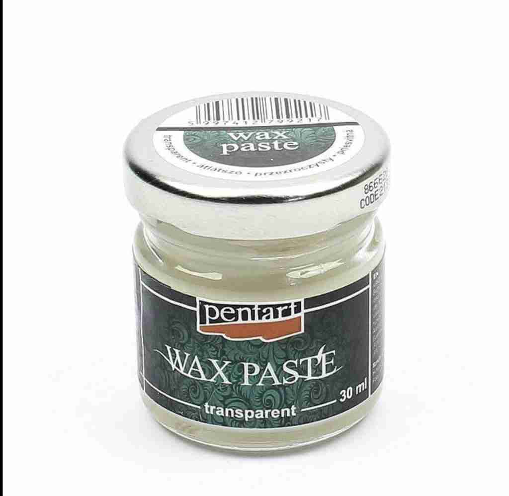 Pentart wax paste transparant 30 ml - Bij Cora