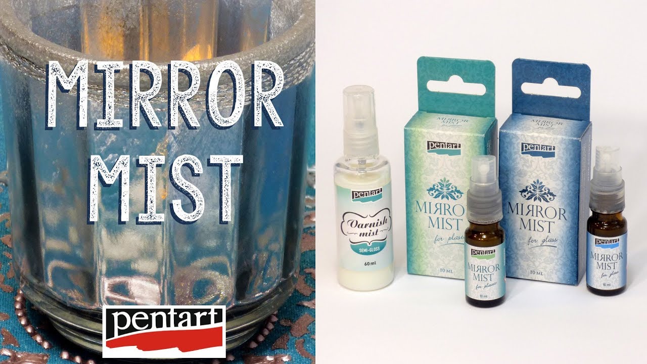 Mirror mist / spiegel spray 10 ml voor glas pentart - Bij Cora